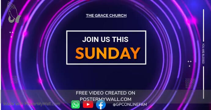 join us this sunday Church Flyer Template | PosterMyWall