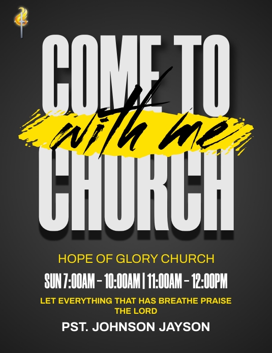 Join us this Sunday Template | PosterMyWall