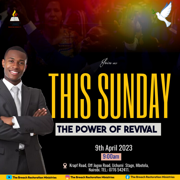 Join us this Sunday Template | PosterMyWall