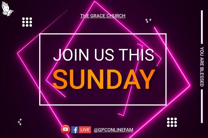 Copy of join us this sunday | PosterMyWall