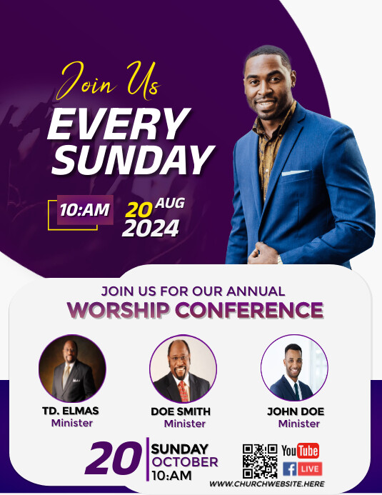 Copy of Join us this Sunday | PosterMyWall