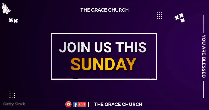 Copy of join us this sunday | PosterMyWall