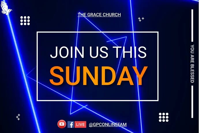 join us this sunday Template | PosterMyWall