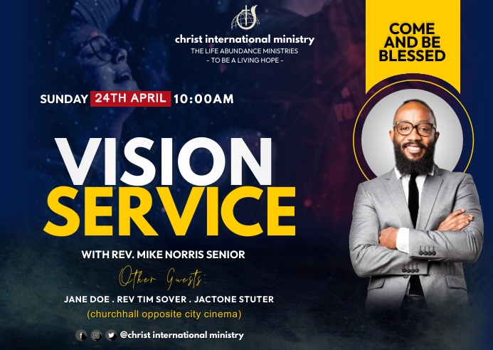 join us this sunday flyer template (19) | PosterMyWall