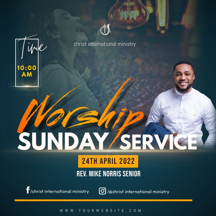 join us this sunday flyer template (22) | PosterMyWall