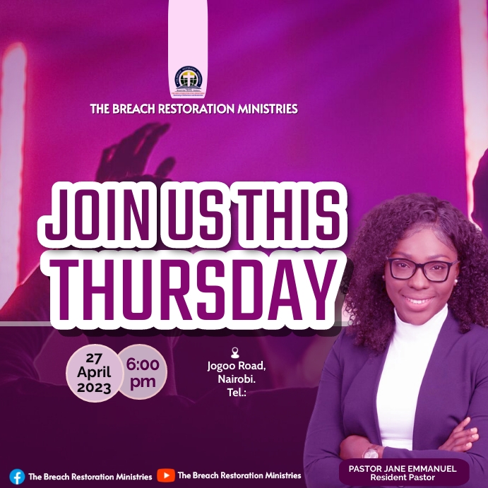 Join us this Thursday Template | PosterMyWall