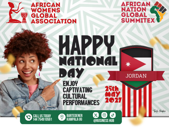 Jordan National Day Template | PosterMyWall