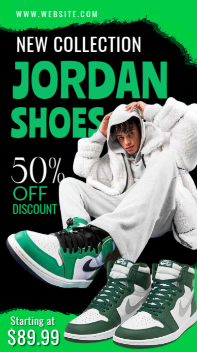 Plantilla de Jordan Shoes Collection Flyer | PosterMyWall