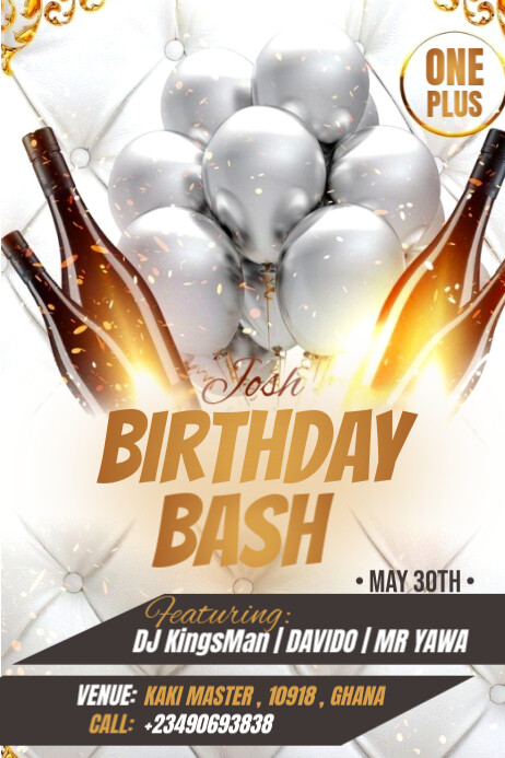 Copy of Josh’s Spectacular Birthday Bash Extravaganza Featuring DJ ...