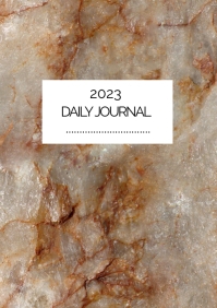 Daily Journal Book Cover Template | PosterMyWall