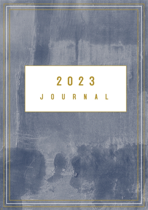 JOURNAL COVER COLOR PAINT WALL 2023 PLANNER Template | PosterMyWall