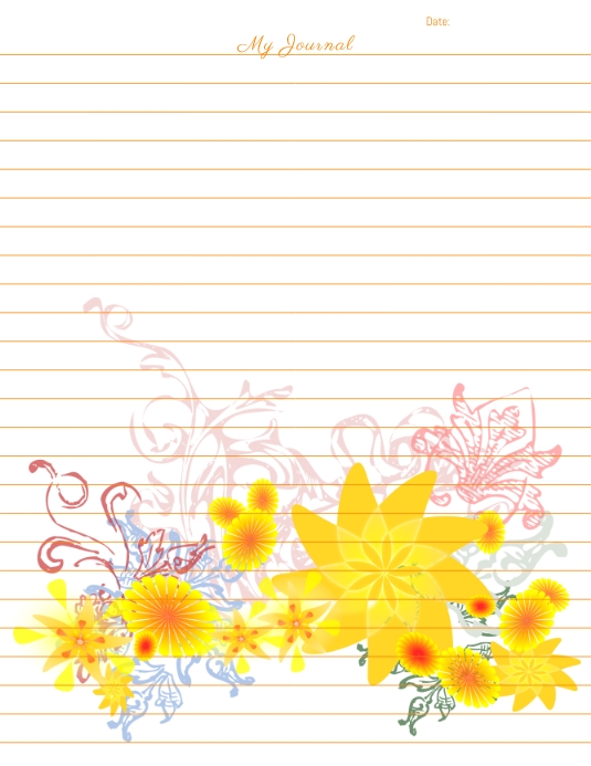 Journal Leaf template | PosterMyWall