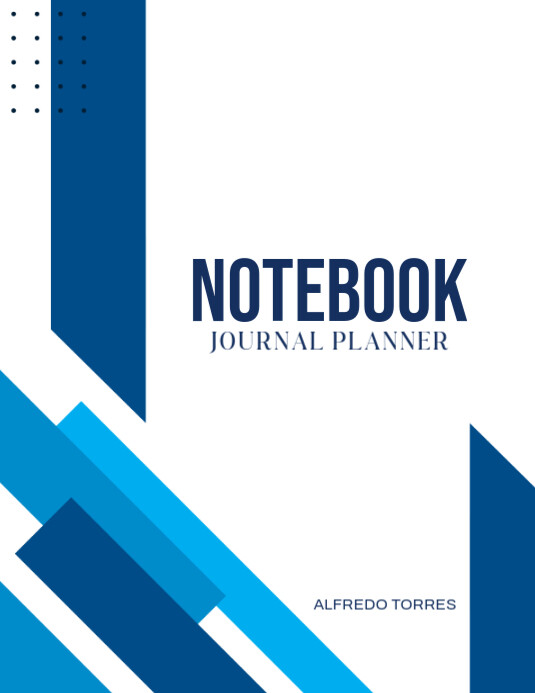 Copy of Journal Planner Notebook Cover | PosterMyWall