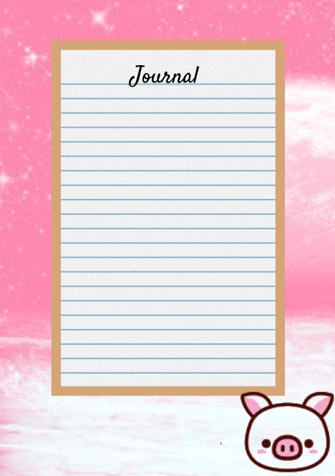 Journal Template | PosterMyWall