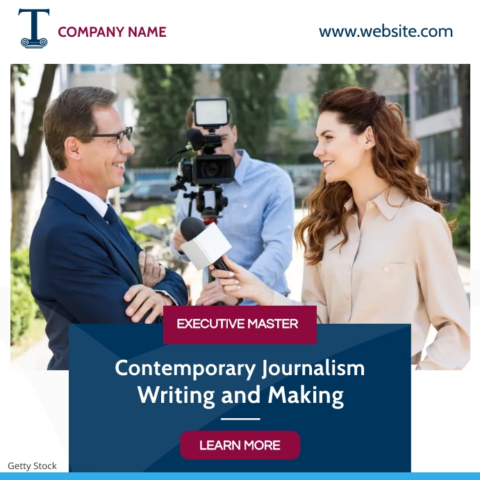 Journalism Course Promotion Template | PosterMyWall