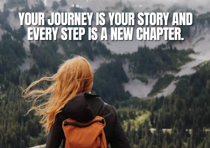 Copy of JOURNEY AND CHAPTER QUOTE TEMPLATE | PosterMyWall