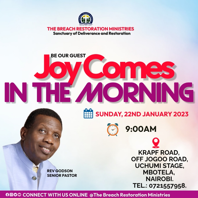 joy comes Template | PosterMyWall