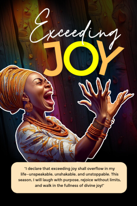 Joy Templat | PosterMyWall