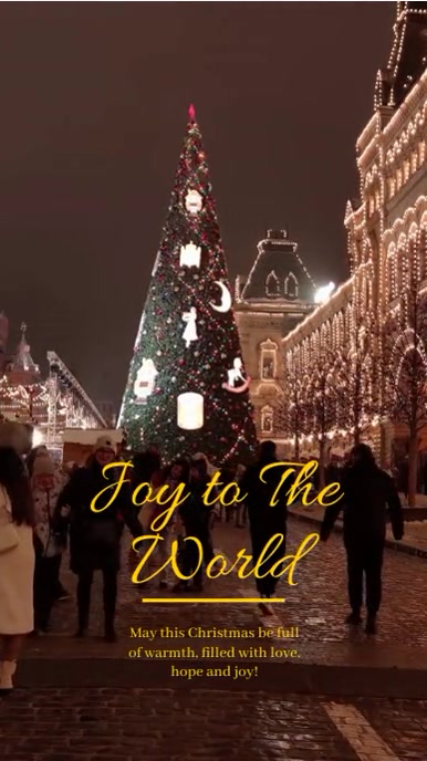 Joy to the World Template | PosterMyWall