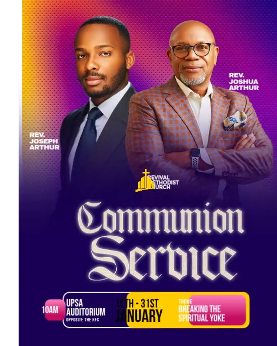 Joyful 3D Communion Service Church Event Flyer Print A4 Template ...