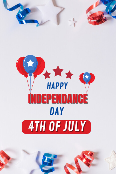 Joyful 4th Of July Poster Template | PosterMyWall