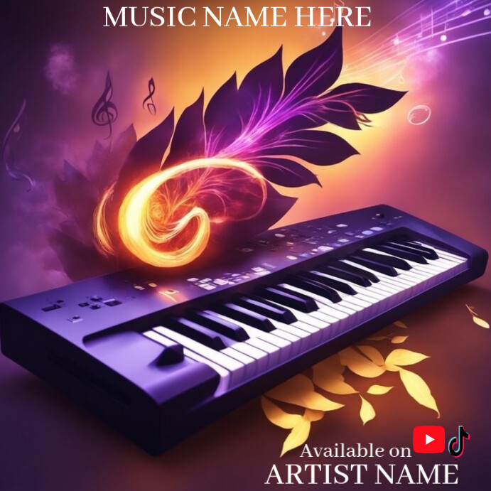 Joyful Album Cover Mockup Design Instagram Post Template | PosterMyWall