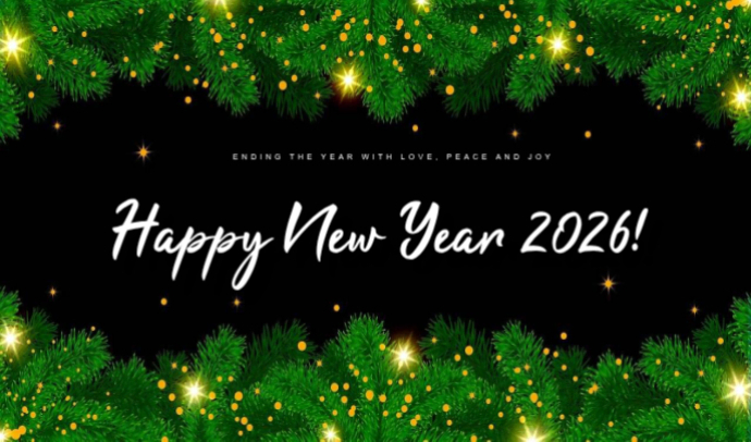 joyful and modern minimal happy new year gift tags Template | PosterMyWall