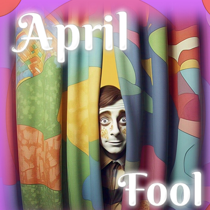 Joyful April Fool Album Cover Template | PosterMyWall