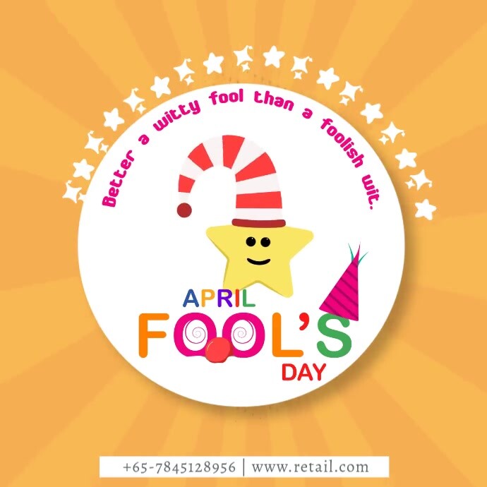 Plantilla de Joyful April Fool Day Instagram Post | PosterMyWall