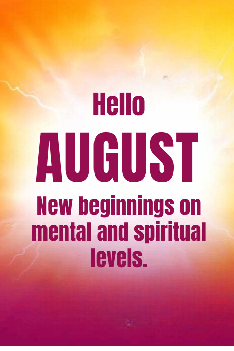 Plantilla de Joyful August Pinterest Graphic | PosterMyWall