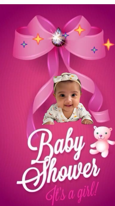 Joyful Baby Shower Instagram Reel Templat | PosterMyWall