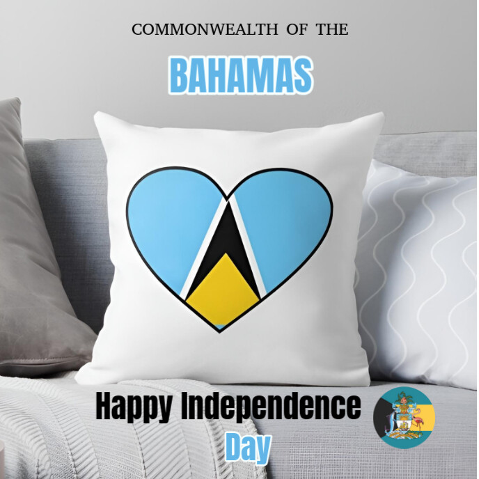 Joyful Bahamas Independence Day Flyer Album Cover Template | PosterMyWall