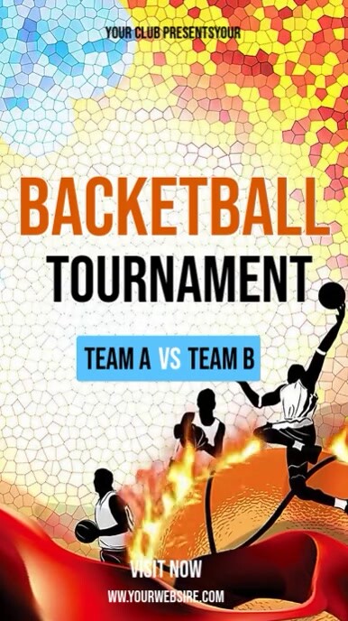 Joyful Basketball Facebook Story Template | PosterMyWall