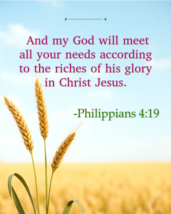 Plantilla de Joyful Bible Verse About Memory Verse Google Facebook Post ...