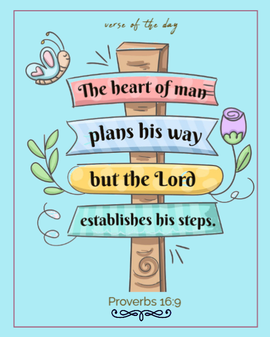 Joyful Bible Verse Instagram Portrait เทมเพลต | PosterMyWall