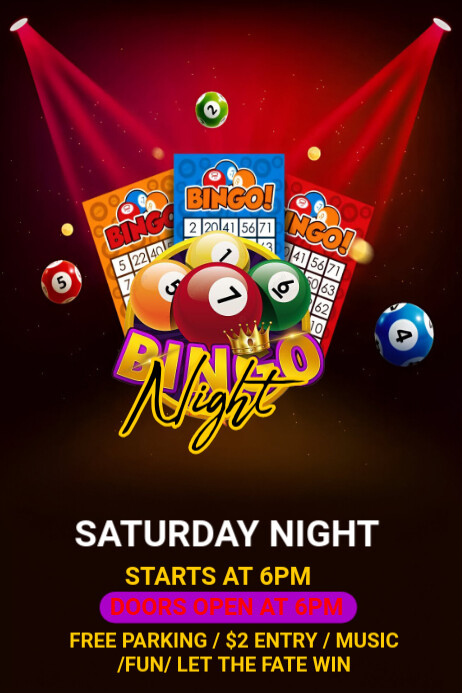 Copy of Joyful Bingo Night Poster | PosterMyWall