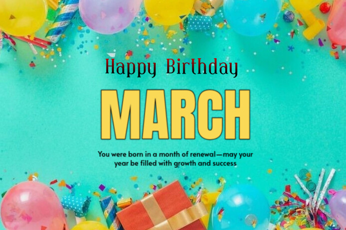 Joyful Birthday Card Label Template | PosterMyWall