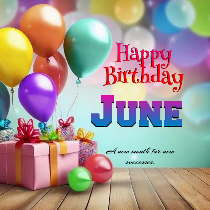Joyful Birthday Card Logo Template | PosterMyWall