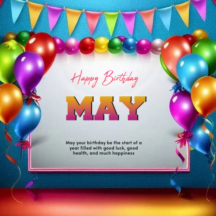Plantilla de Joyful Birthday Card Logo | PosterMyWall
