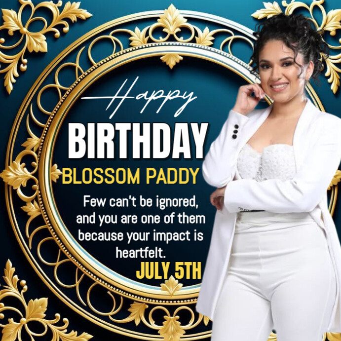Joyful Birthday Celebration Instagram Post Template | PosterMyWall