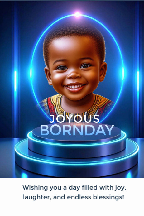 Joyful birthday Template | PosterMyWall