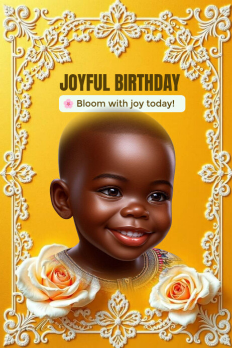 Joyful birthday Template | PosterMyWall