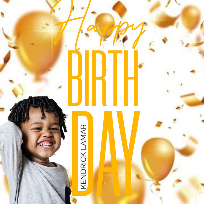 Joyful Birthday Instagram Post Template | PosterMyWall