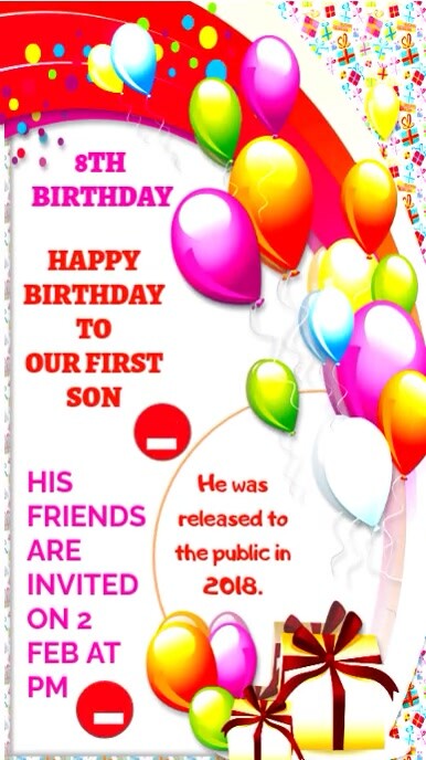 Joyful Birthday Instagram Reel Template | PosterMyWall
