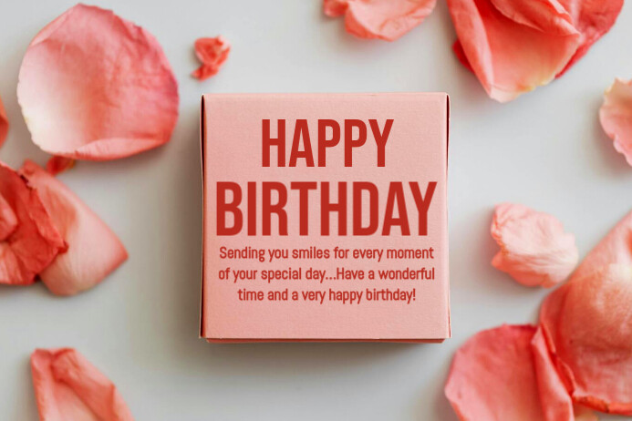 Joyful Birthday Label Template | PosterMyWall