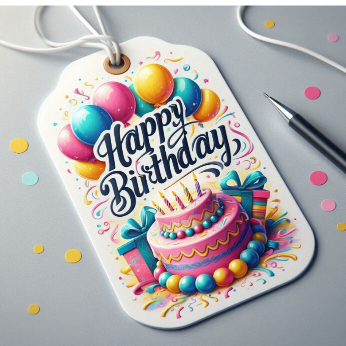 Copy of Joyful Birthday Tag Instagram Post | PosterMyWall