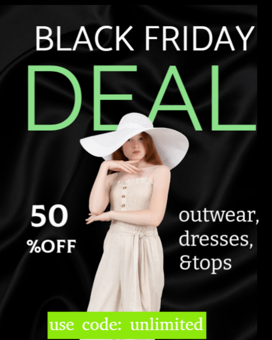 Joyful Black Friday Deals Instagram Portrait Template | PosterMyWall