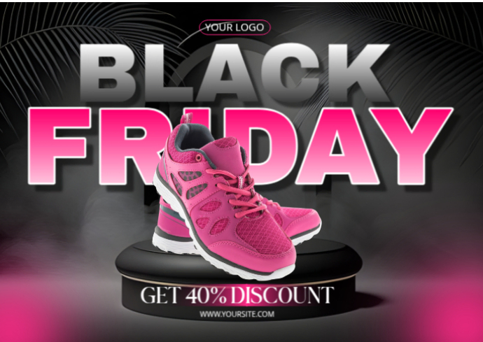 Joyful Black Friday Postcard Template | PosterMyWall