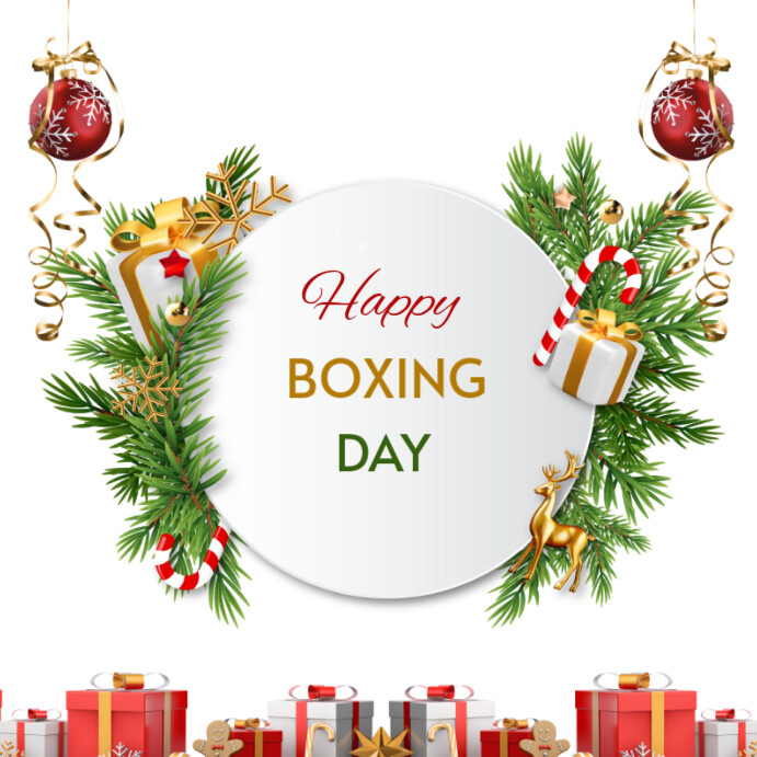 Joyful Boxing Day Instagram Post Template | PosterMyWall