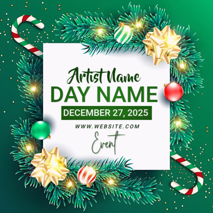 Joyful Christmas Album Cover Template | PosterMyWall